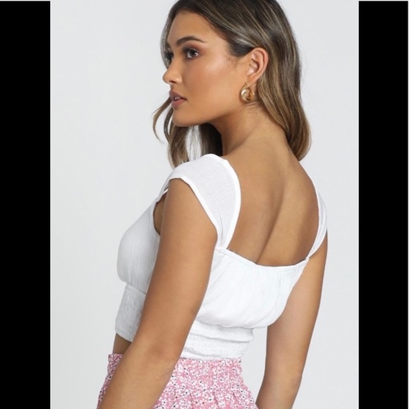 Showpo. | Tops | Nwt Showpo Streetscape Top White Size 8 Us | Poshmark